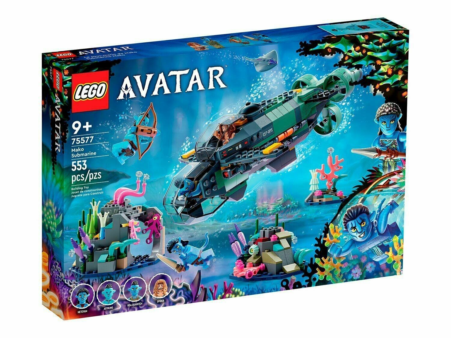 LEGO Avatar LEGO Конструктор LEGO Avatar 75577 Mako Submarine Подводная лодка Мако