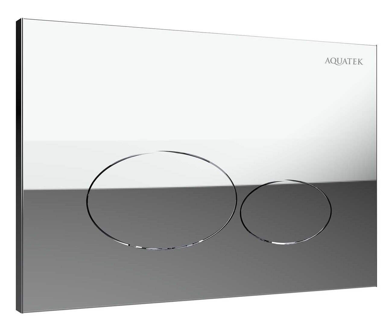 Панель смыва Aquatek клавиши овальные, 162x244, хром KDI-0000072