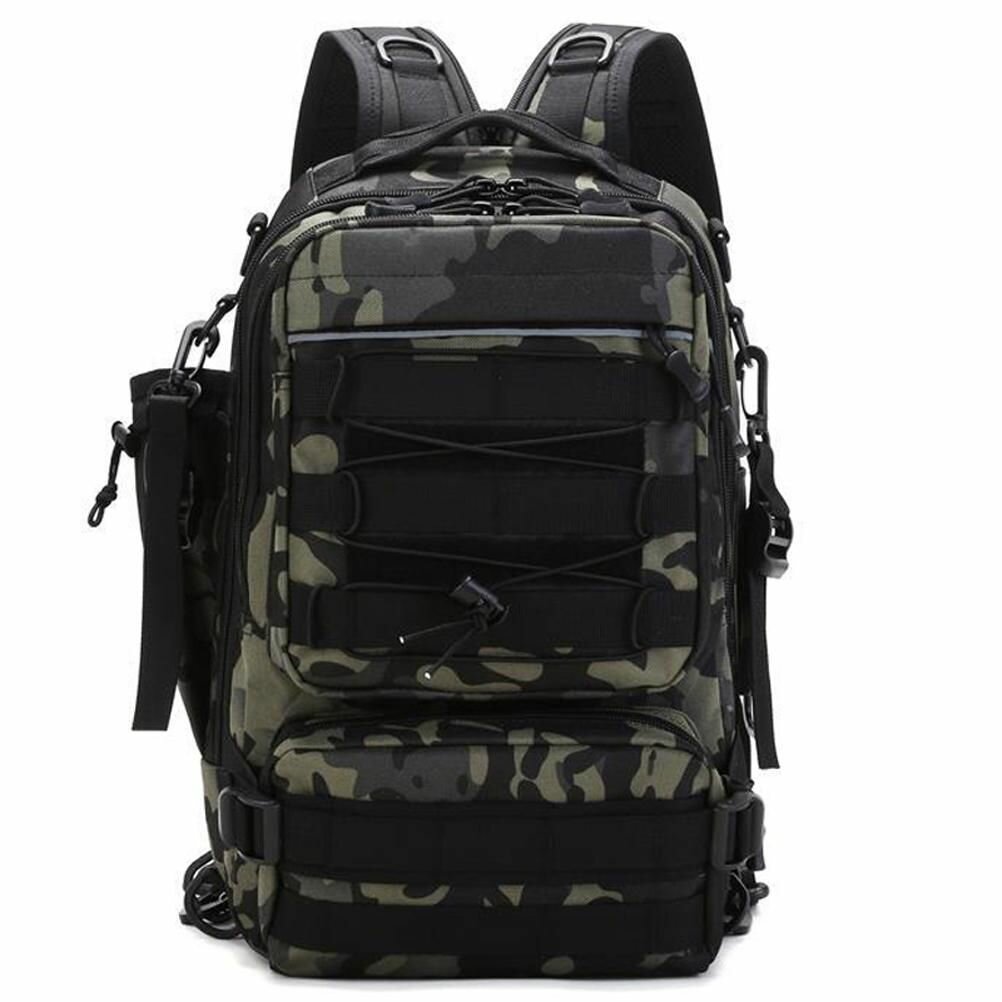 Рюкзак для рыболовных снастей, многофункциональная сумка для рыбалки, большой вместительный дорожный рюкзак для рыбалки, езды на велосипеде, пешего туризма, путешествий, кемпинга