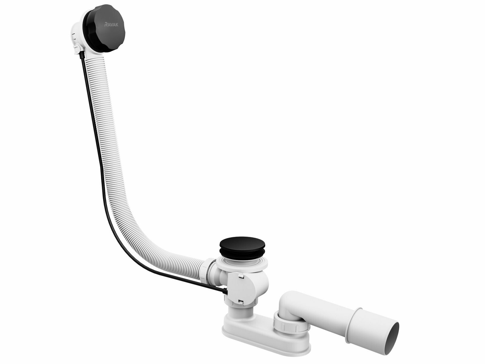 Слив-перелив для ванны Ravak X01745. полуавтоматический, подходят ко всем типам ванн