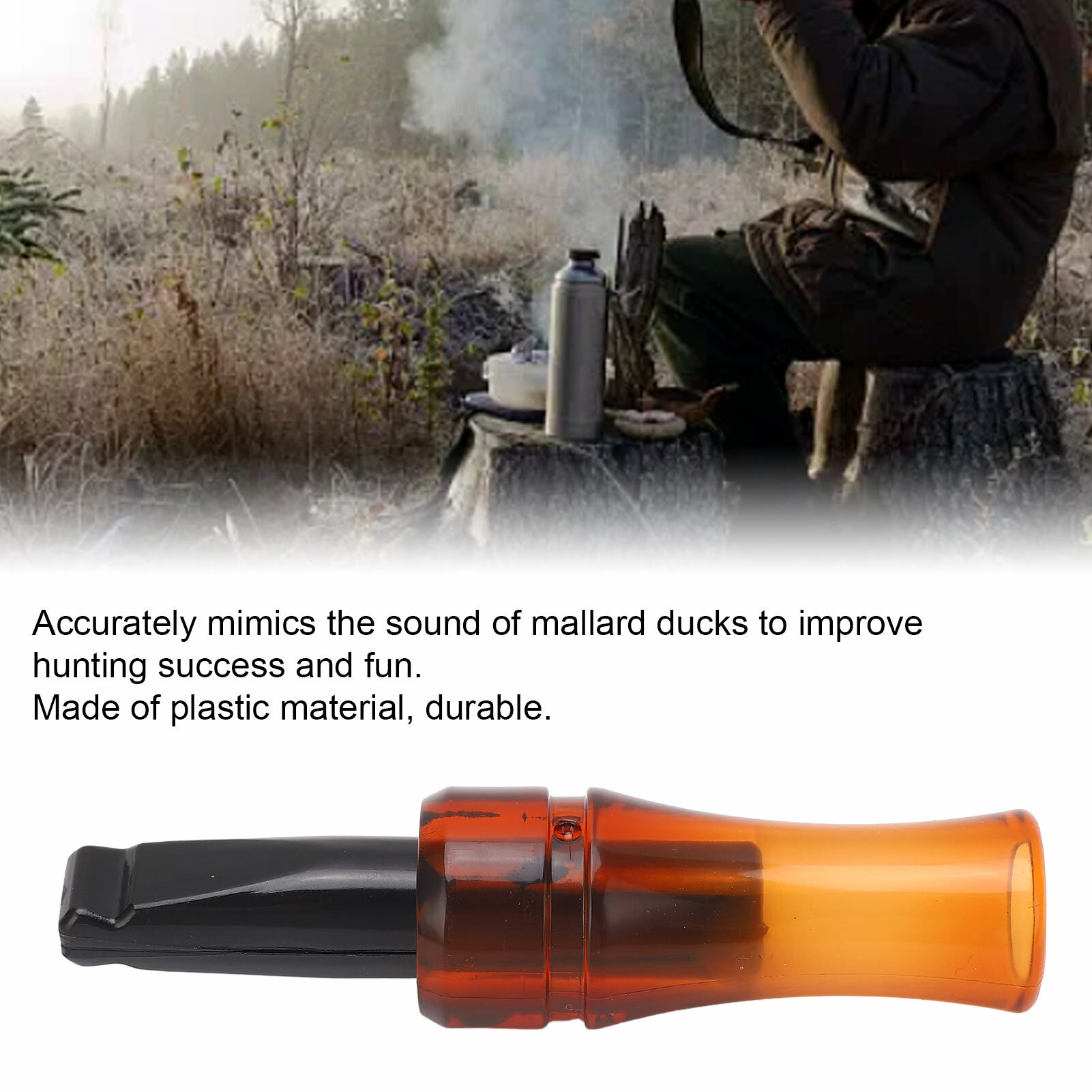 Утиный призыв, ПВХ, реалистичный звук, легкий утиный свисток-приманка для охоты на открытом воздухе