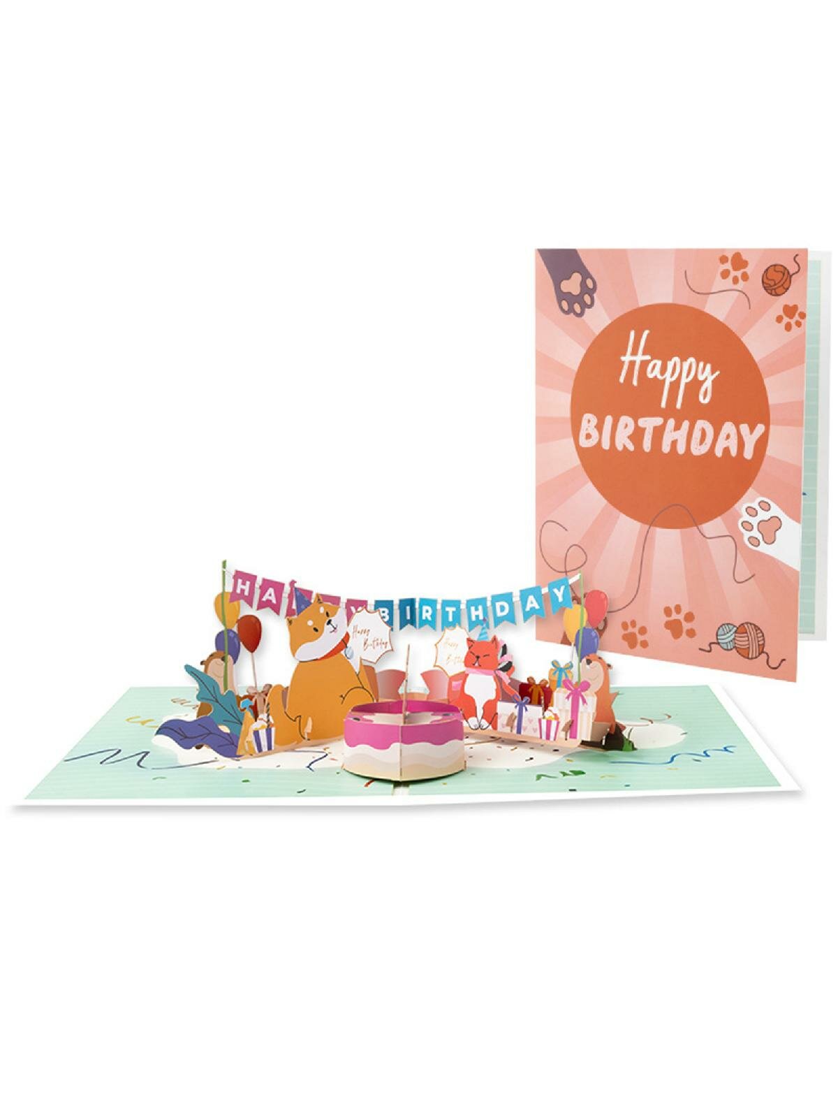 Поздравительная открытка на день рождения, приглашение на вечеринку для празднования выпускного, Рождества