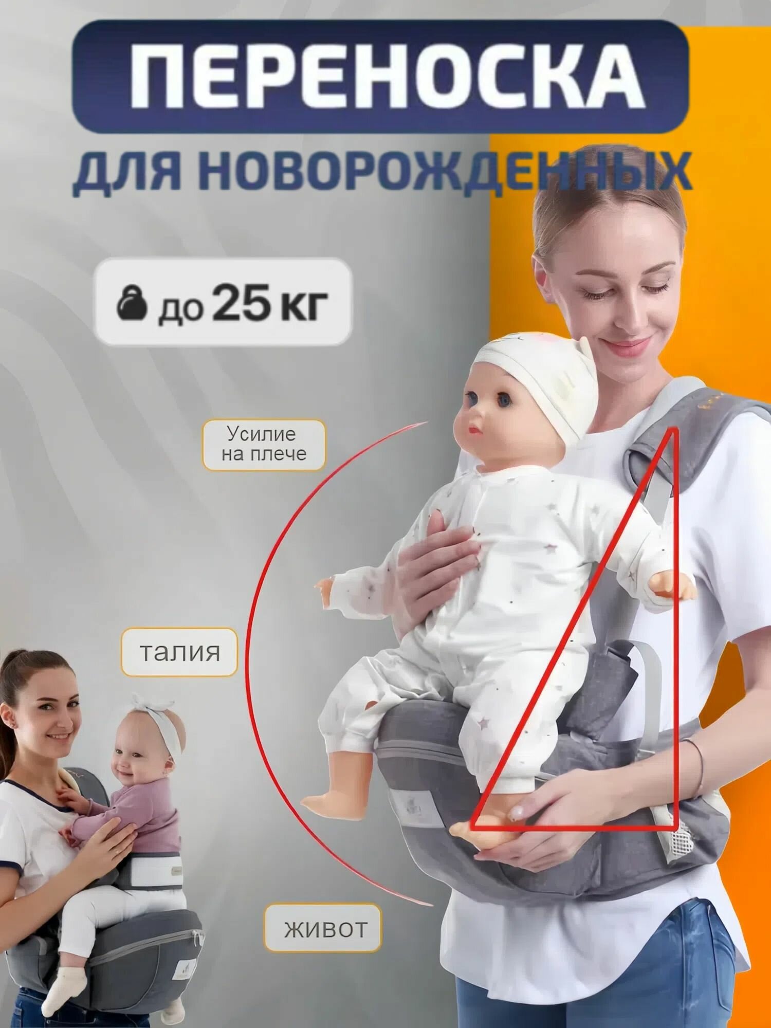 Переноска для детей — фото 1