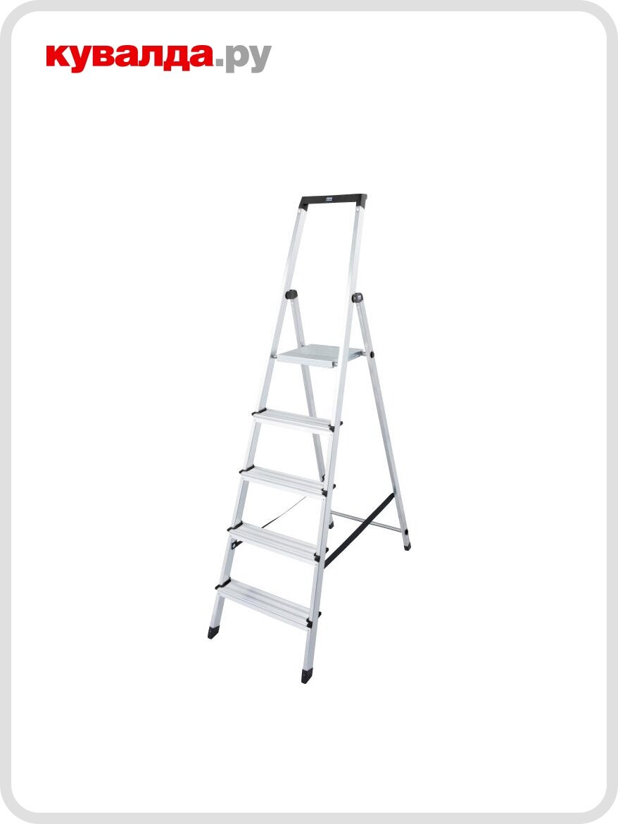 Стремянка алюминиевая KRAUSE MONTO SOLIDY 5 ступеней