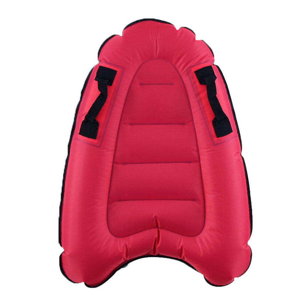 Воздушный доска для серфинга на открытом воздухе, доска для серфинга, доска для обучения плаванию безопасно, легкая доска для пинания, серфинг, плавание, байдборд, цвет: синий, красный (по выбору), материал: TPU+полиэстер, плитка: 75см ширина: 62см,