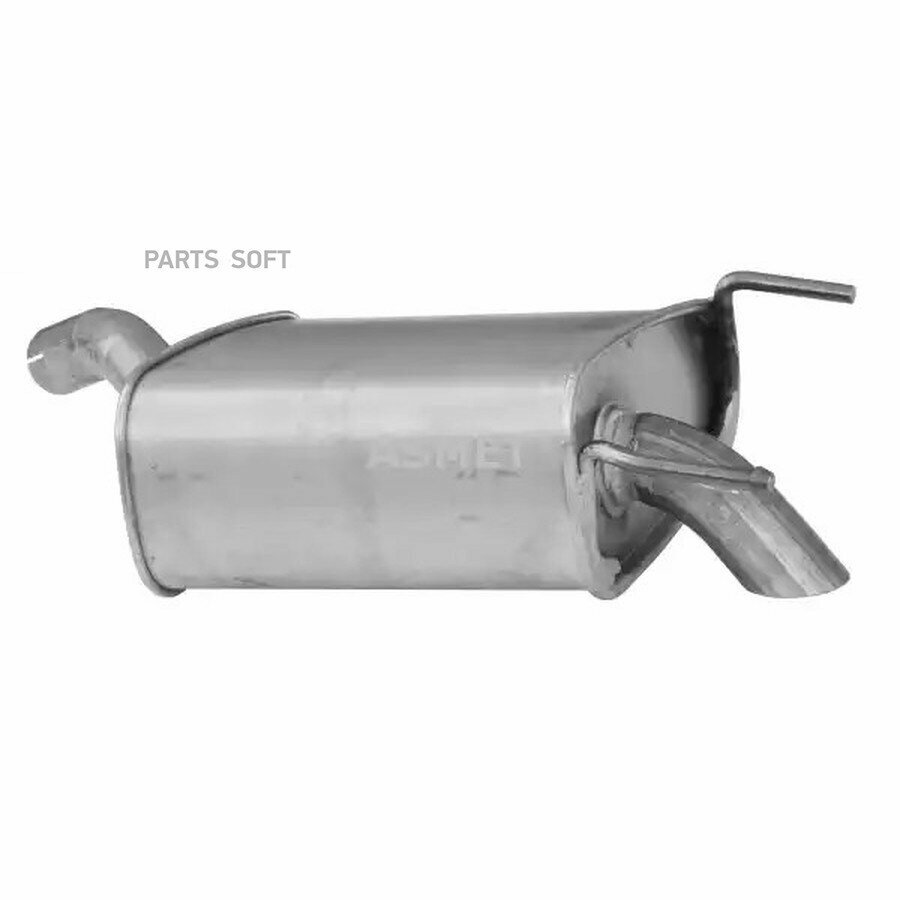 05165, Глушитель выхлопных газов задний от официального дистрибьютора, ASMET, артикул 05165