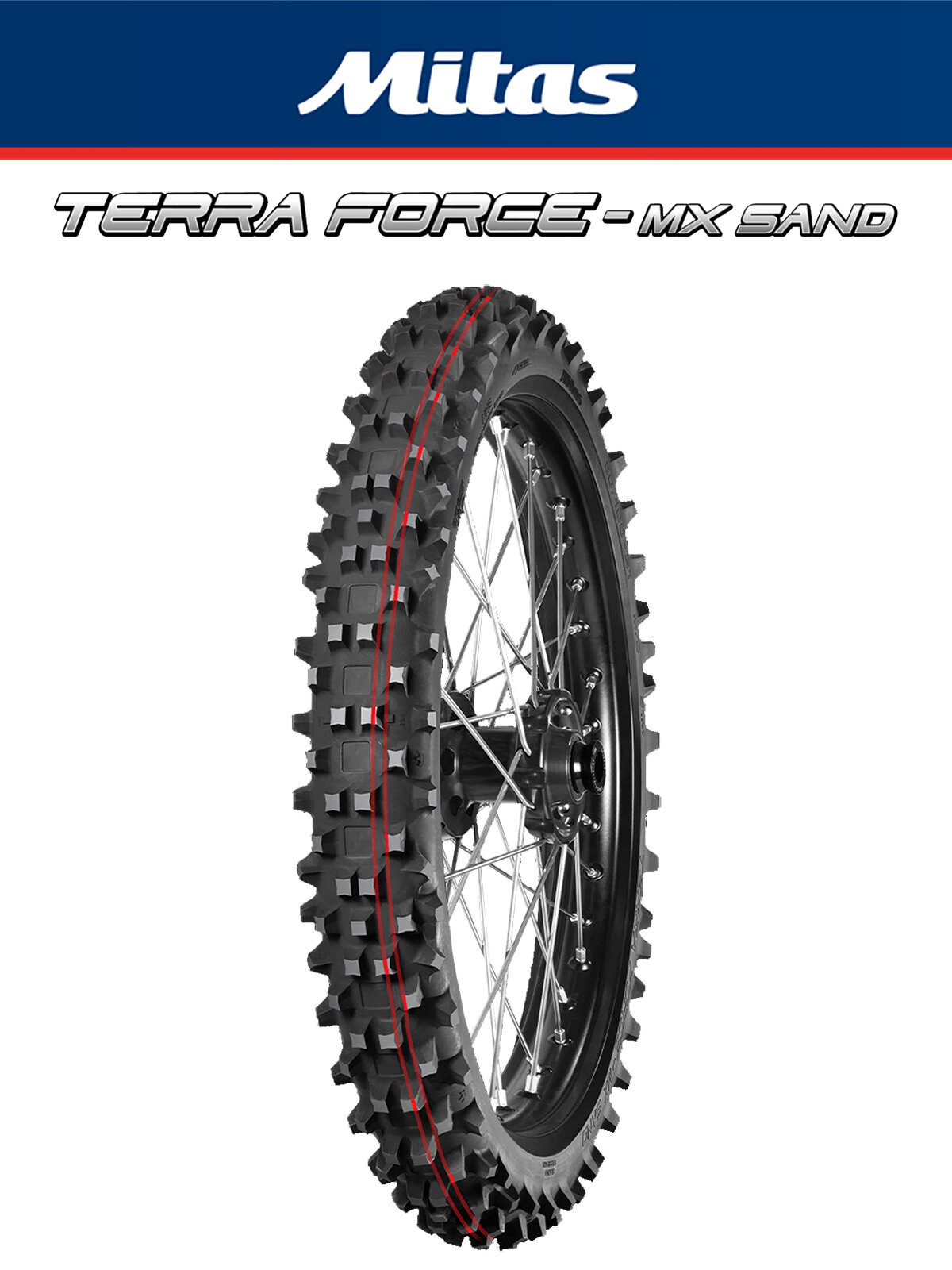 Мотошина Mitas TERRA FORCE-MX SAND 80/100-21 51M TT Front (8001460088000)