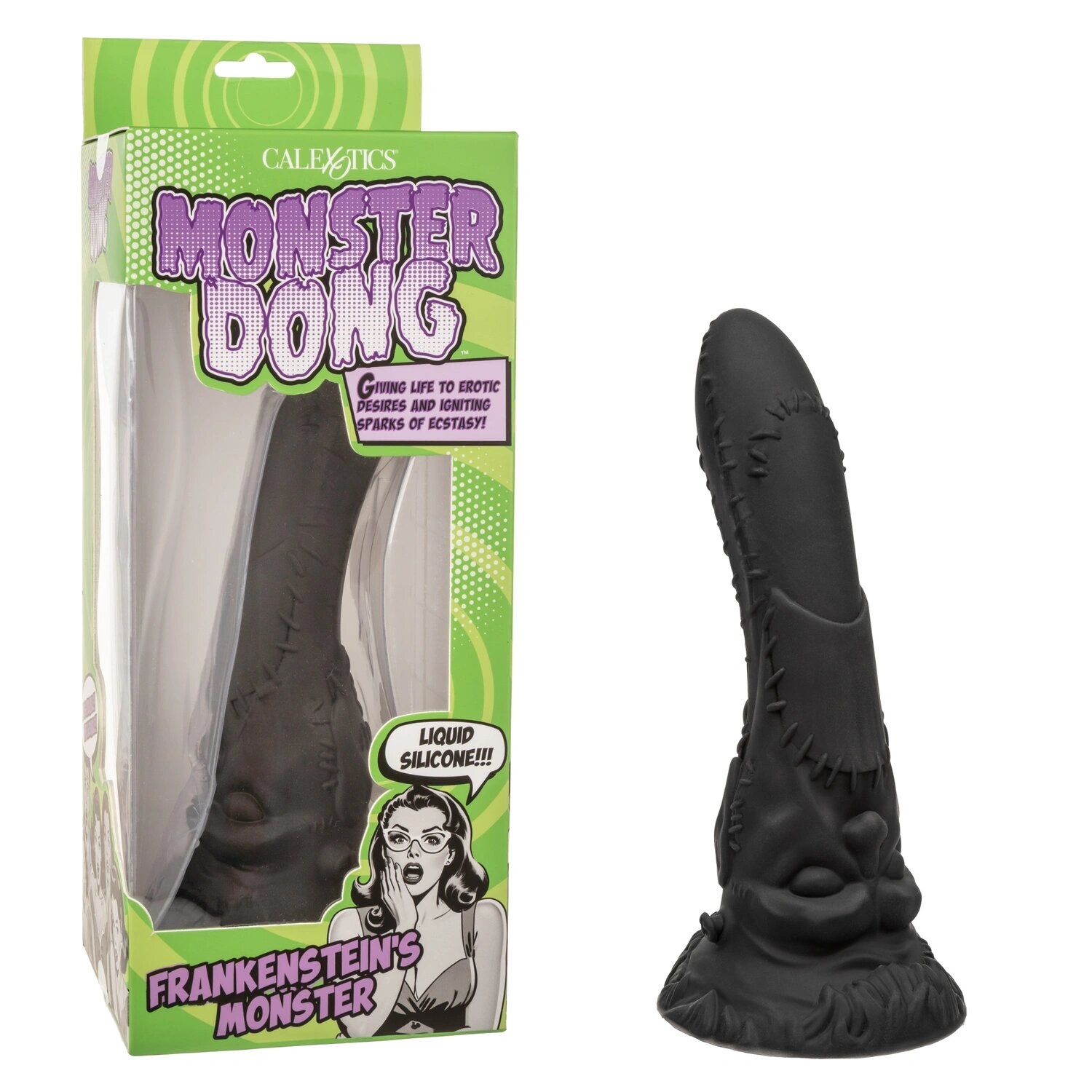 Фаллоимитатор CalExotics Monster Dong Frankenstein’s Monster, чёрный