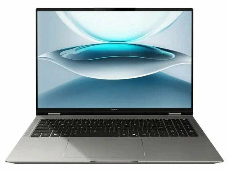 16" Ноутбук Honor MagicBook Pro 16, 3072x1920 165Гц, Intel Core Ultra 9-285H (4.8 ГГц), RAM 32 ГБ, SSD 1024 ГБ, NVIDIA GeForce RTX 5060 (8 ГБ), Windows 11 Pro + MS Office Pro, Серый, русская клавиатура