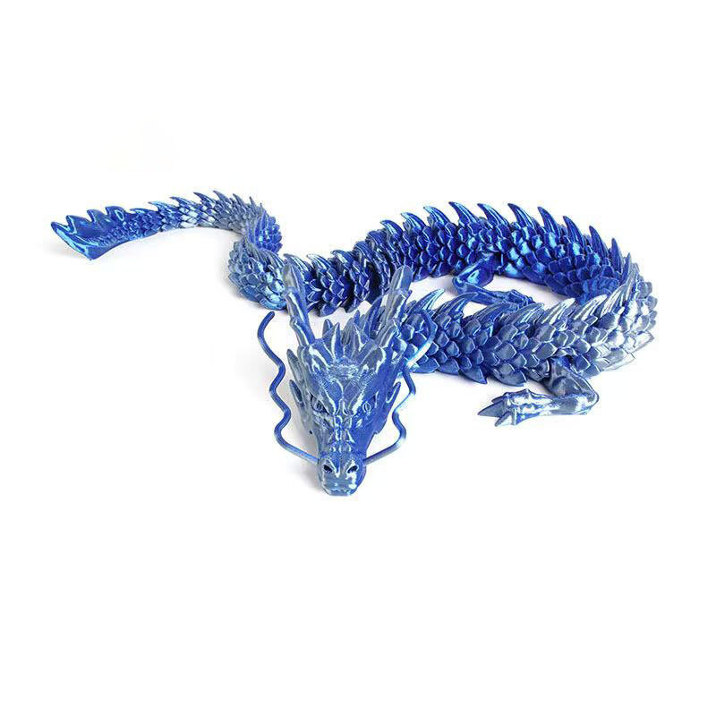 3D-печатный китайский дракон, шарнирный артефакт со светящимся светом — игрушка/рукоделие