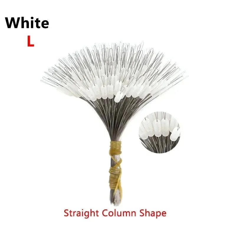 Силиконовые поплавки для рыбалки Белый, 300pcs White L