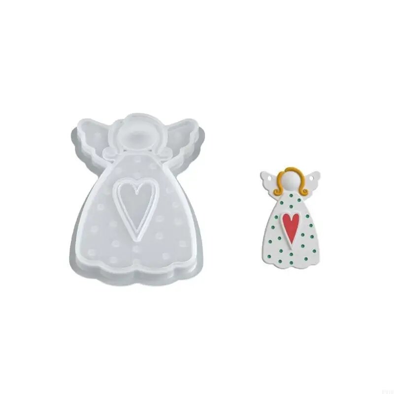 Силиконовая форма для подвесок "Крылья ангела" S