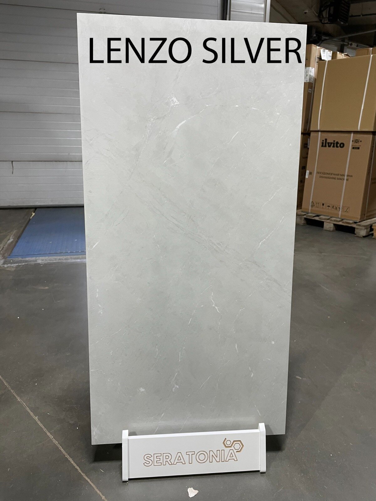 Керамогранит Seranonia LENZO SILVER Серебристый глянцевый (цена за 1 плитку-0,72 м2)