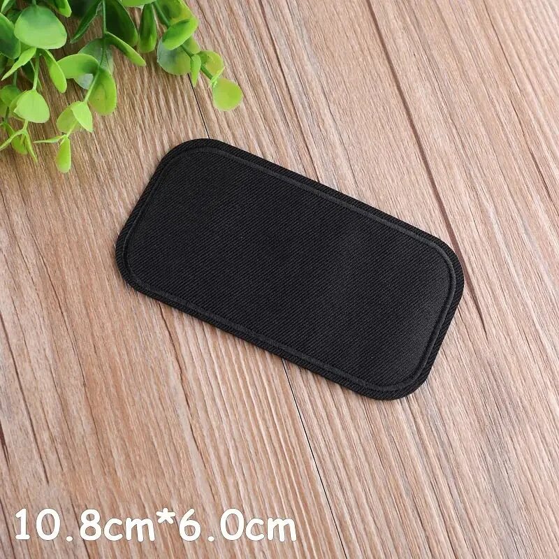 Черный патч для одежды 10.8*6.0 см, 5 шт.