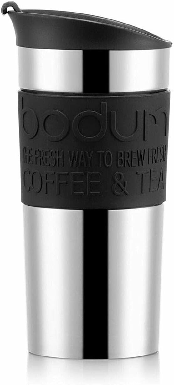Термокружка из нержавеющей стали Bodum Travel Mug 11068-01, 0.35 л, цвет черный