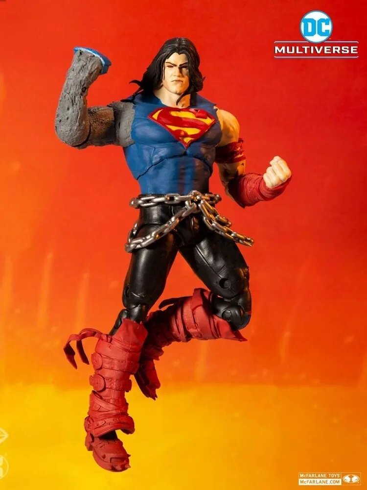 Фигурка DC Direct "Мультивселенная", МакФарлейн, комикс, Дэт-метал, Темный рыцарь, Супермен