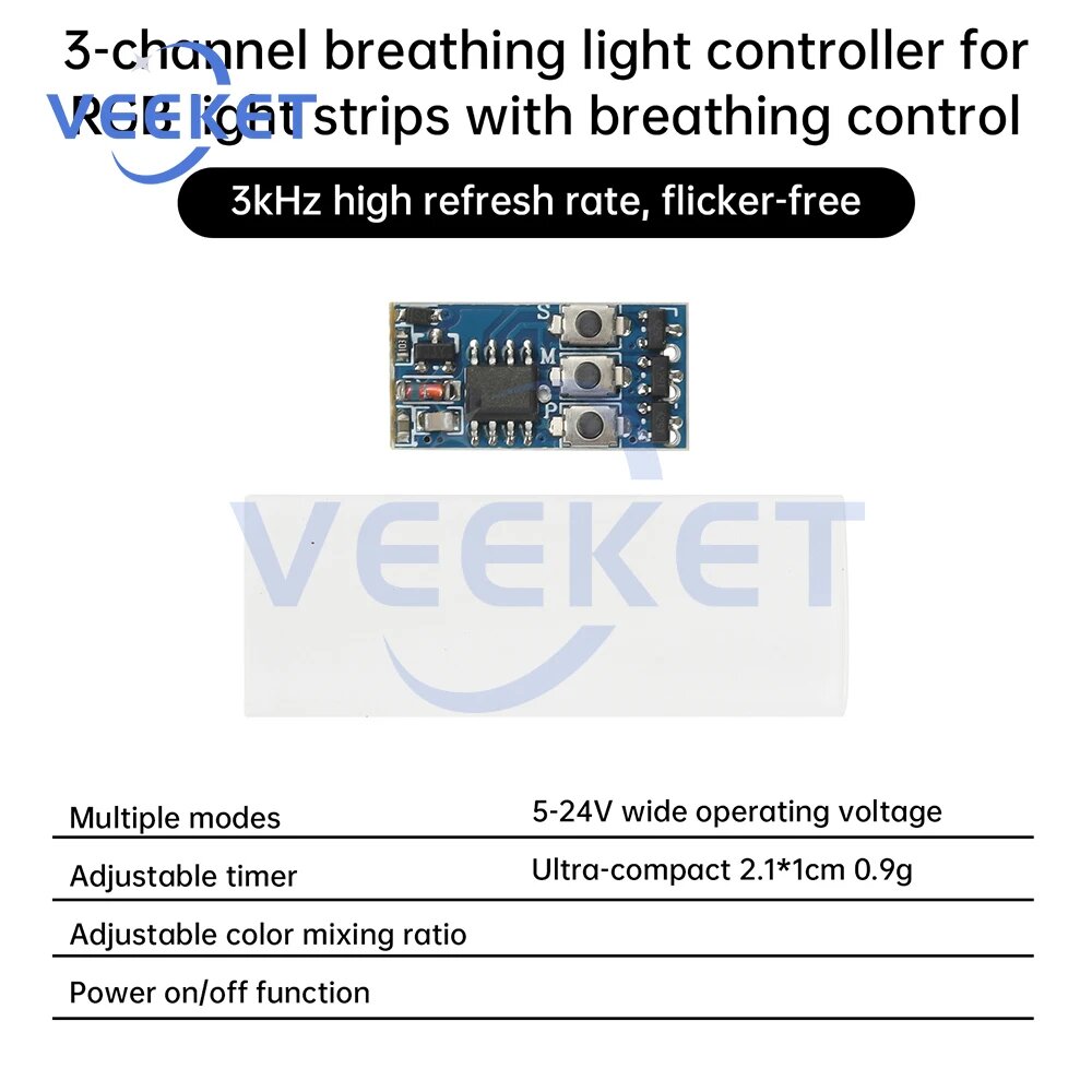 RGB-контроллер Diymore DC5-24V WS2812 RGB lamp
