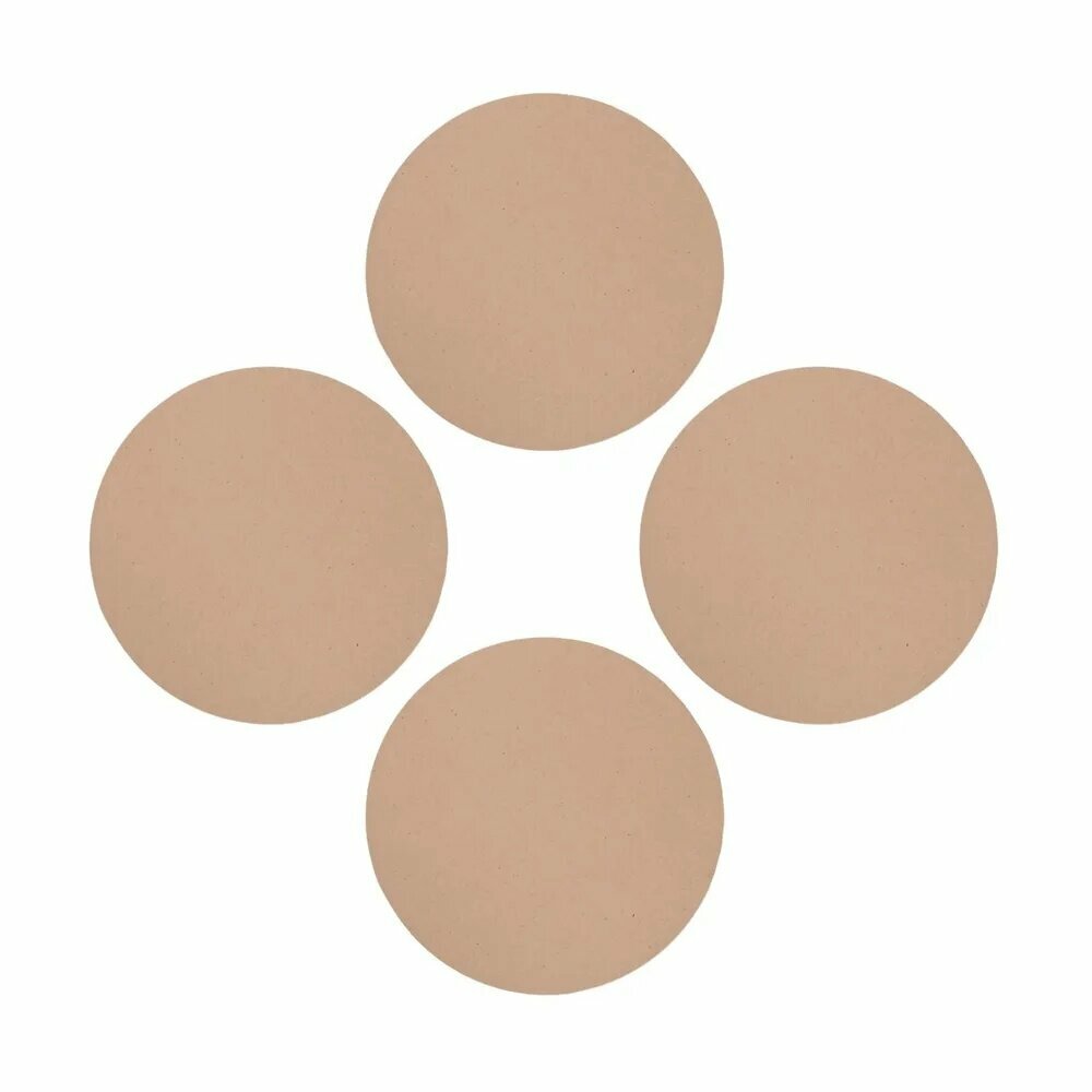 Набор из 4 деревянных кругов для гончарного круга для работы с глиной