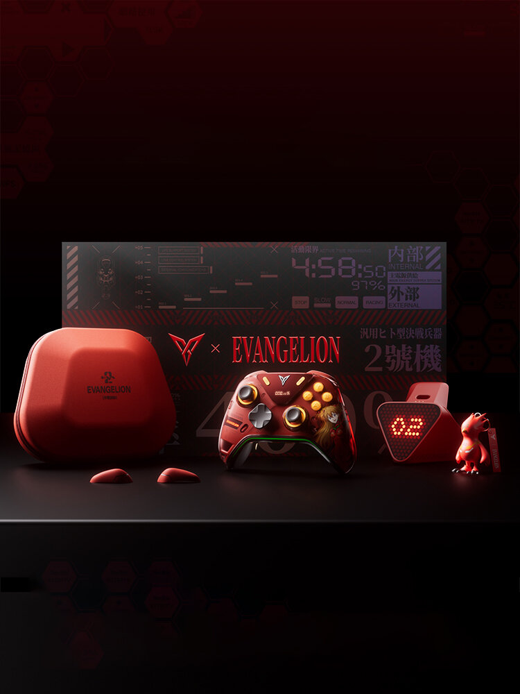 Беспроводной игровой контроллер Flydigi Apex 5 Evangelion, остерегайтесь подделок и низких цен.