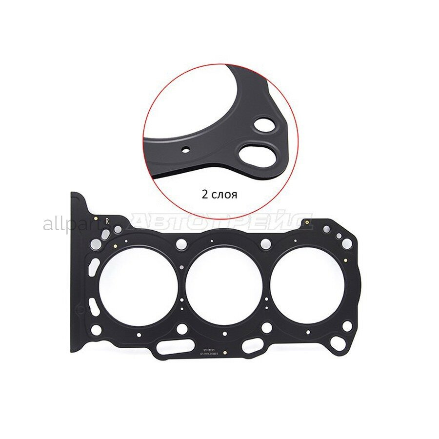 SAT ST-11115-31080-S Прокладка головки блока цилиндров Lexus RX 08-15 / Toyota Camry Europe/Russia 06-18 2GRFE;2GRFSE;2GR