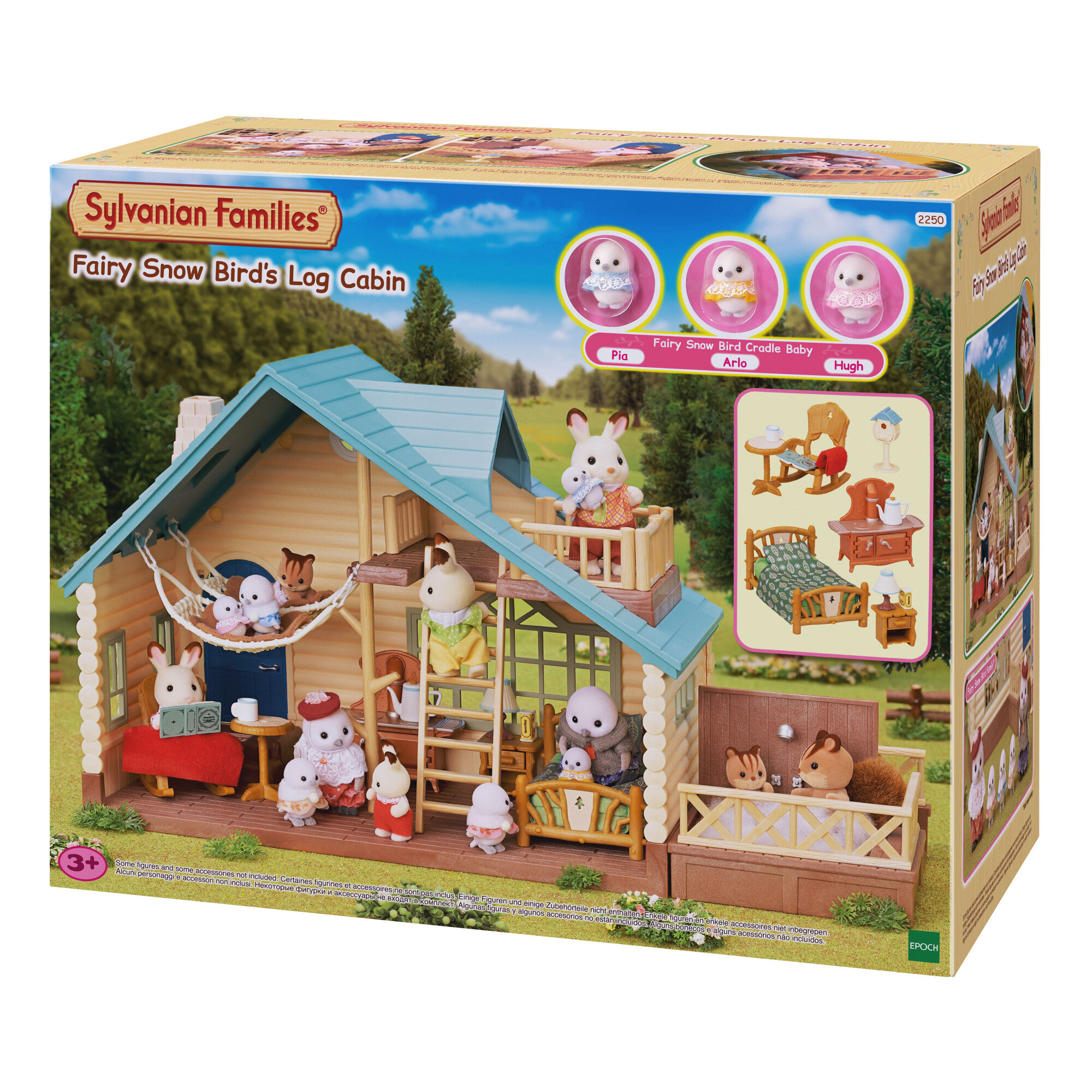 Бревенчатый домик Sylvanian Families Снежных фей, для птичек
