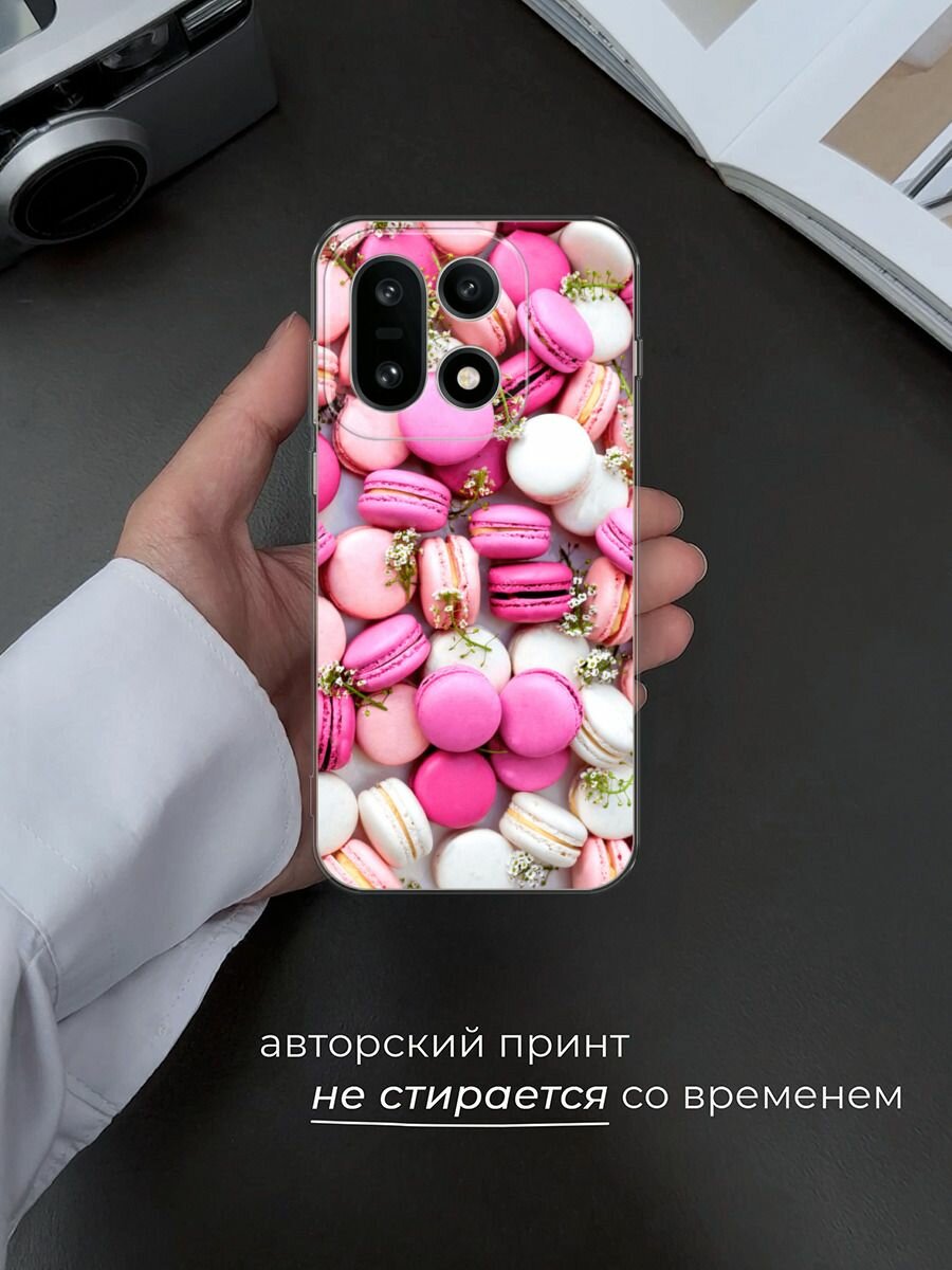 Чехол на OnePlus 15 / Ван Плас 15 с принтом Сладкие макаруны — фото 1