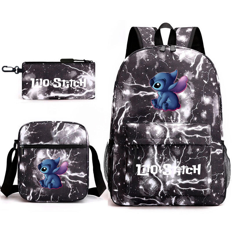 Лидер продаж в европейском и американском школьном сезоне, студенческий рюкзак, рюкзак с теплопередачей, сумка через плечо, пенал, набор из трех предметов