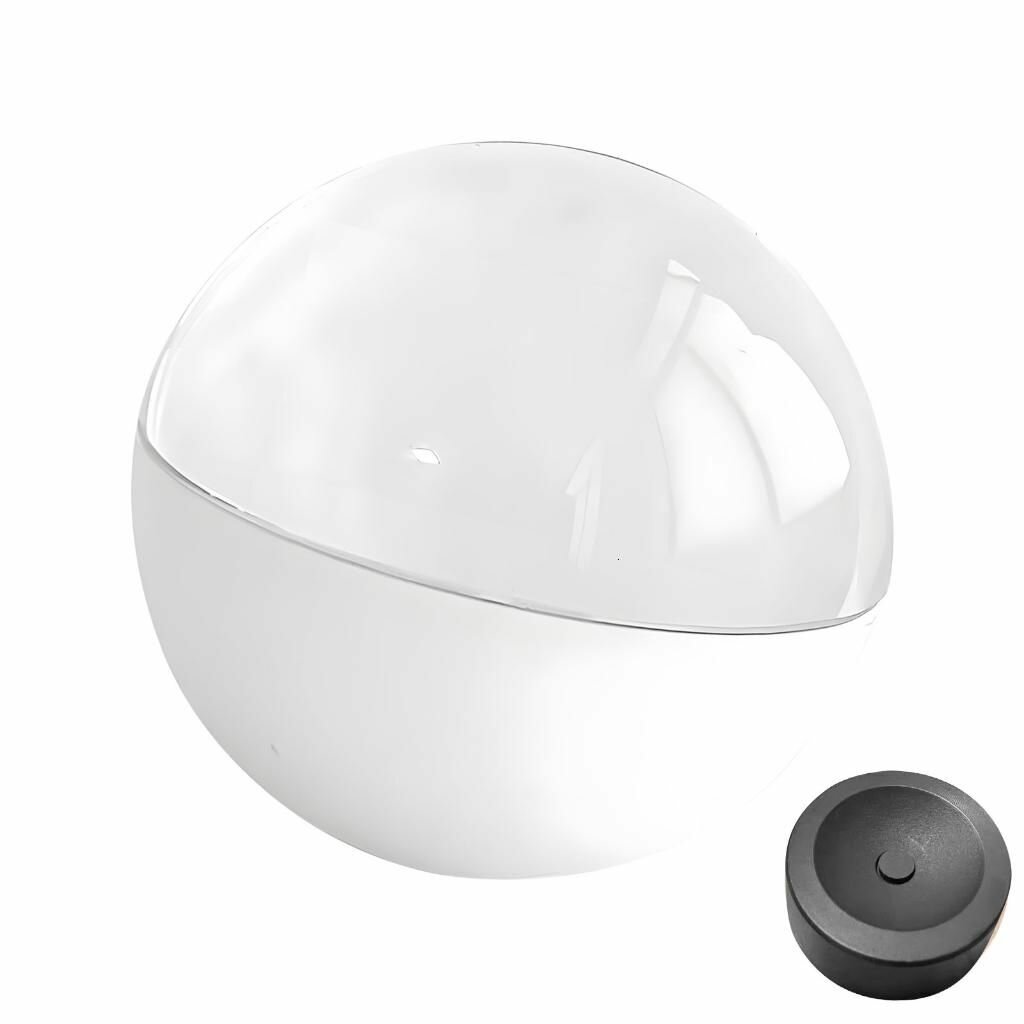 Видеоплеер glass ball player WIFI с черным основанием-белый