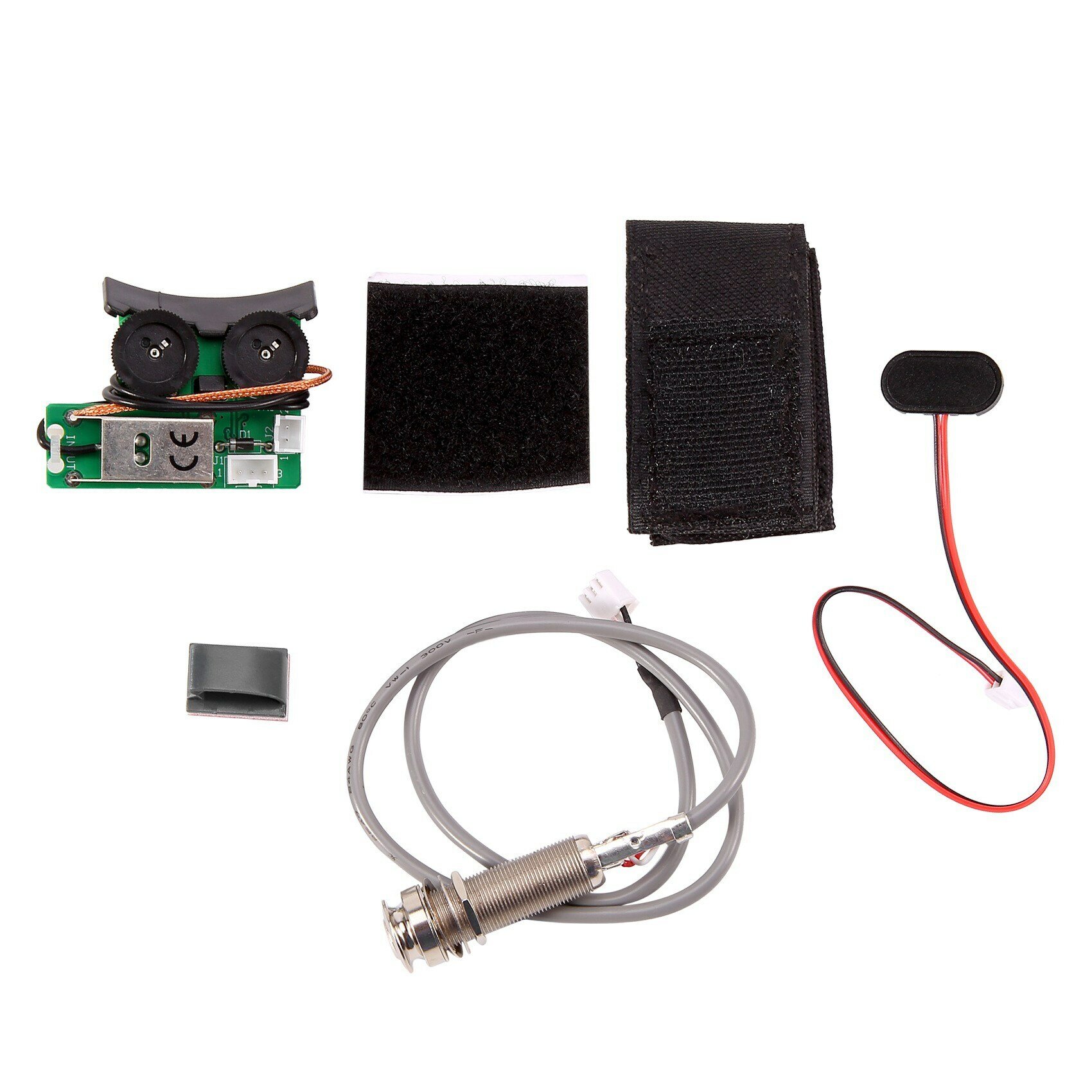 Встроенный предусилитель с пьезодатчиком под седлом для акустической гитары