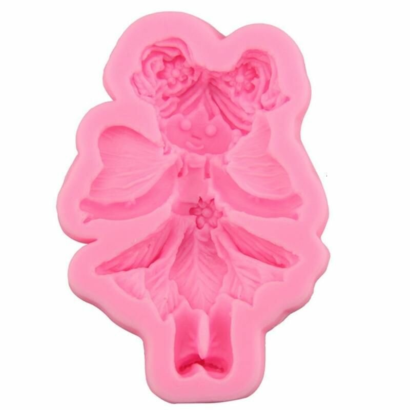 Силиконовая форма с различными узорами, 3D форма для кухонной выпечки для детей и новичков, легко чистить, - 2 девушки