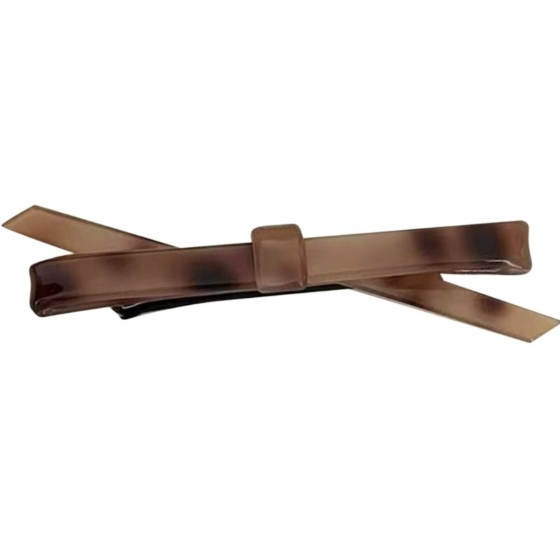 Корейская заколка-бантик для волос-5