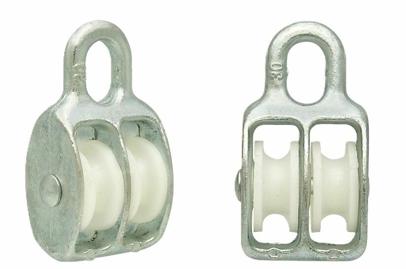 Блок двойной Tech-Krep 30 мм BK-Duplex-PL, нейлоновый