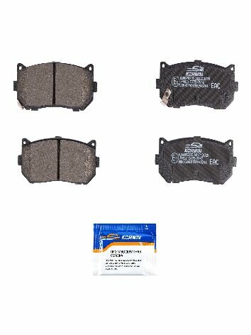 Колодки тормозные зад. Kia Shuma/Sephia/Spectra 95-/Carens I-II 00-