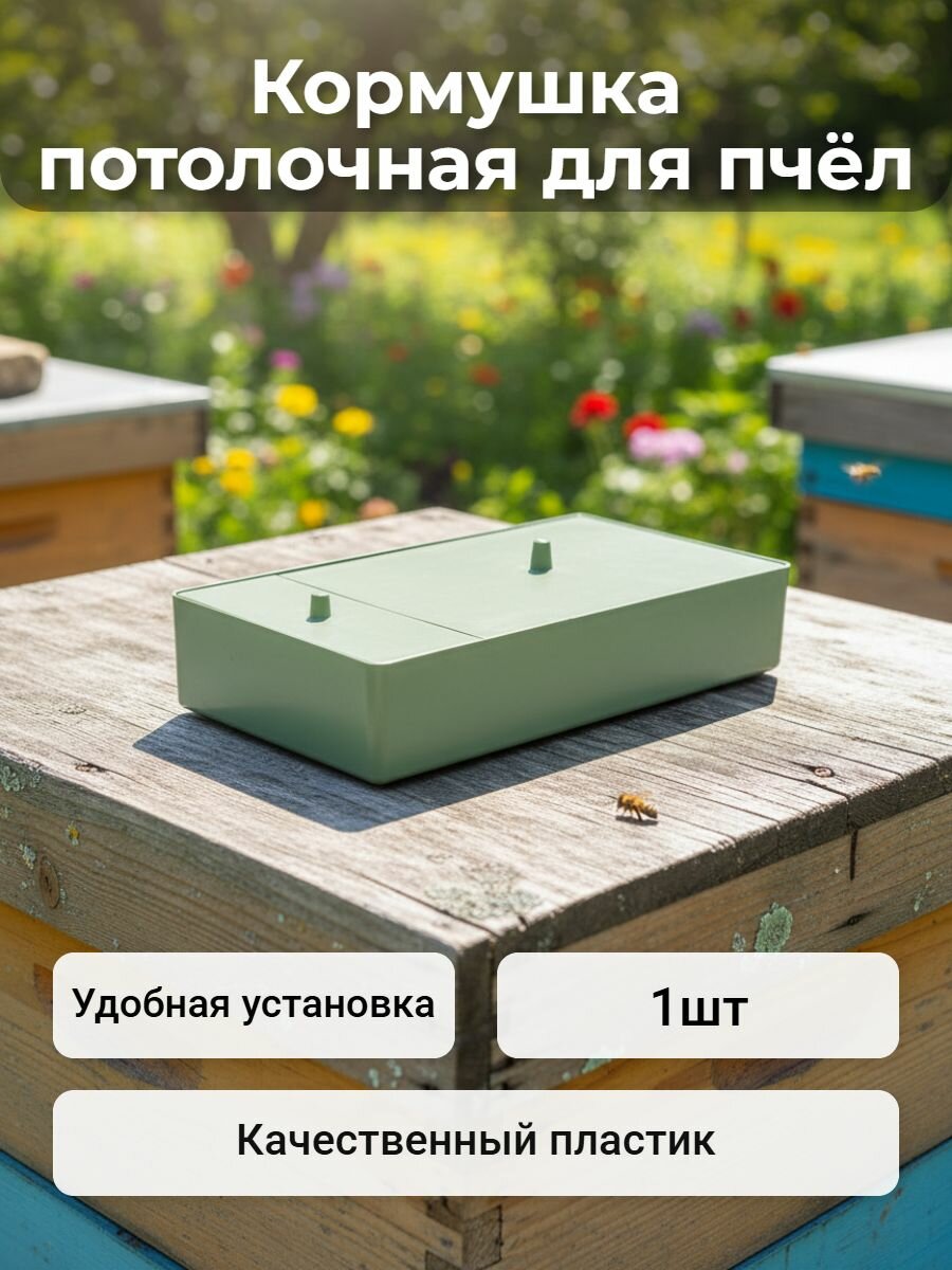 Кормушка потолочная для пчел 1 литр