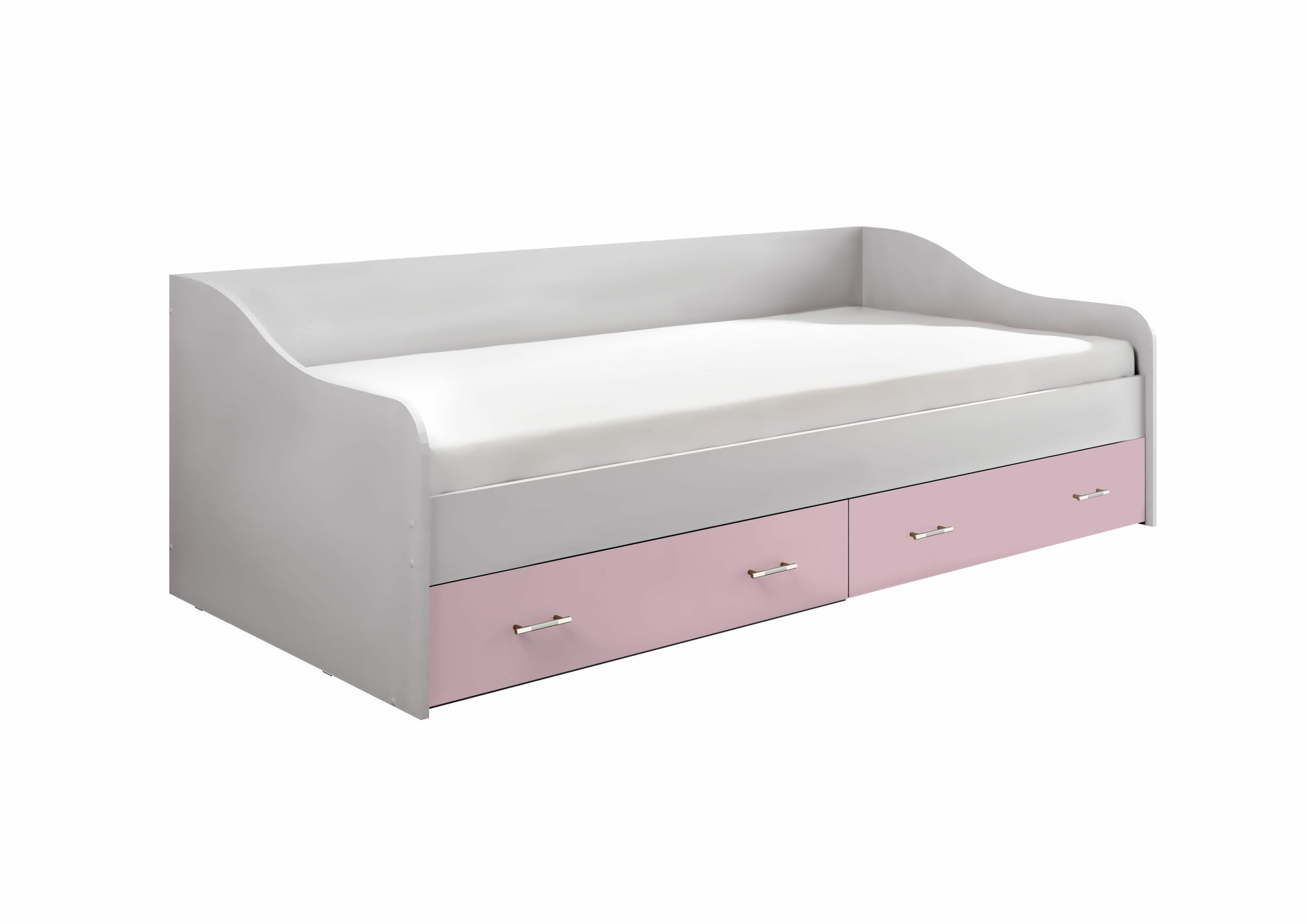 Кровать Вега NEW Fashion-1 2032х650х952 (Белый) МИФ