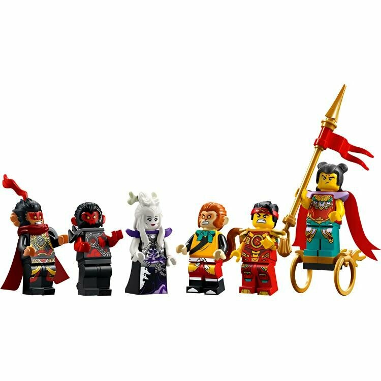 LEGO Little Monkey King Collection Monkie Kid Characters Ne Zha Wheel Building Blocks 929 80034 null