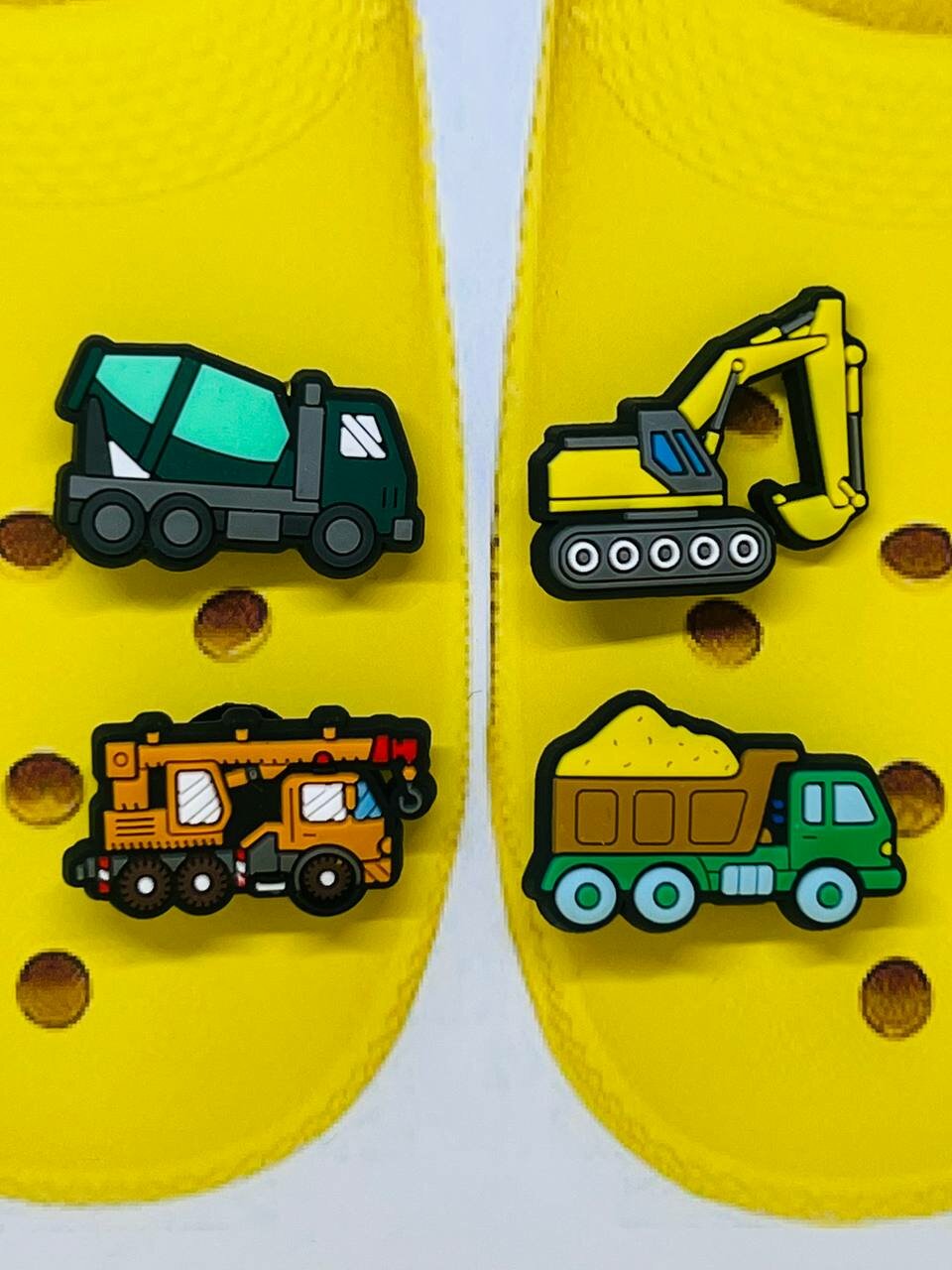 Джибитсы для Crocs набор Строительные 4 шт