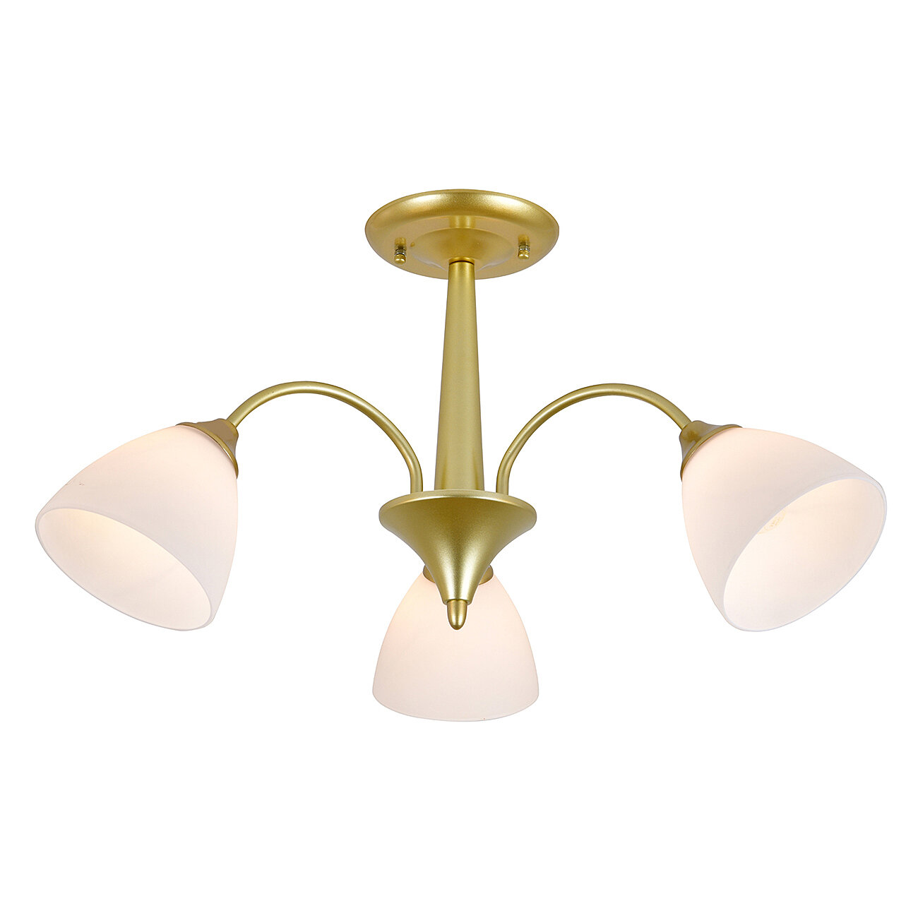 Потолочная люстра Escada Ilex 150003/3R E27*60W Gold ES0000032, E27, кол-во ламп:3шт, Золото