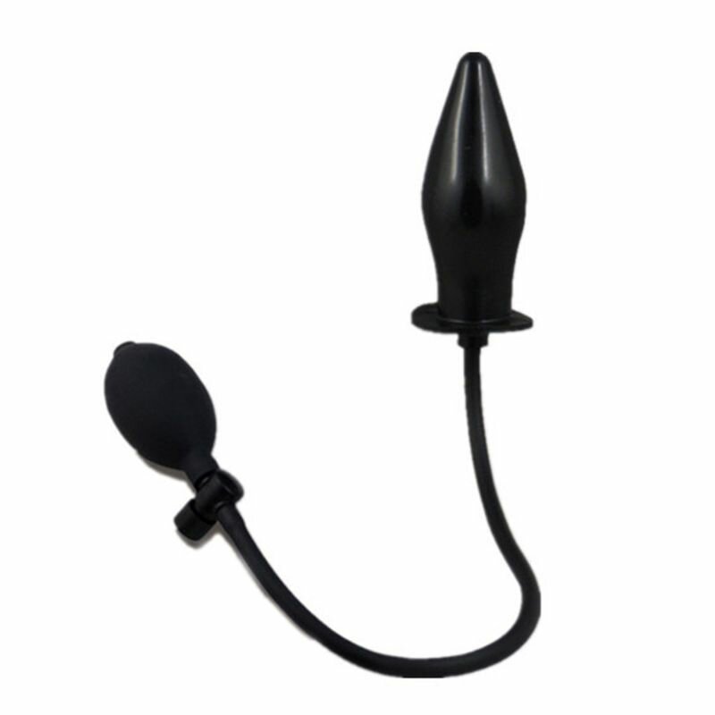 Силиконовое надувное моющее устройство для женщин-надувная анальная пробка