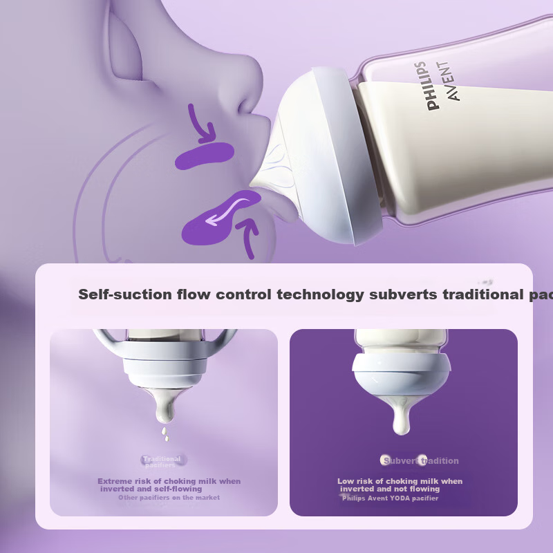 AVENT Philips AVENT новорождённые бутылочка соска Wide Caliber Natural Soft Type 0 - 1 мес. Twin Pack Imported
