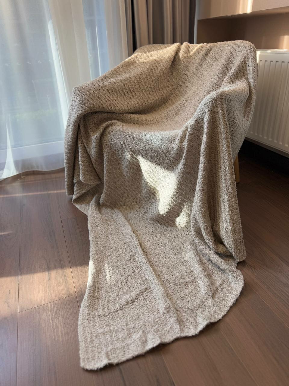 - TWEEDIA - Объемный плед, теплый. Индия. 140*205 KIGVA HOME