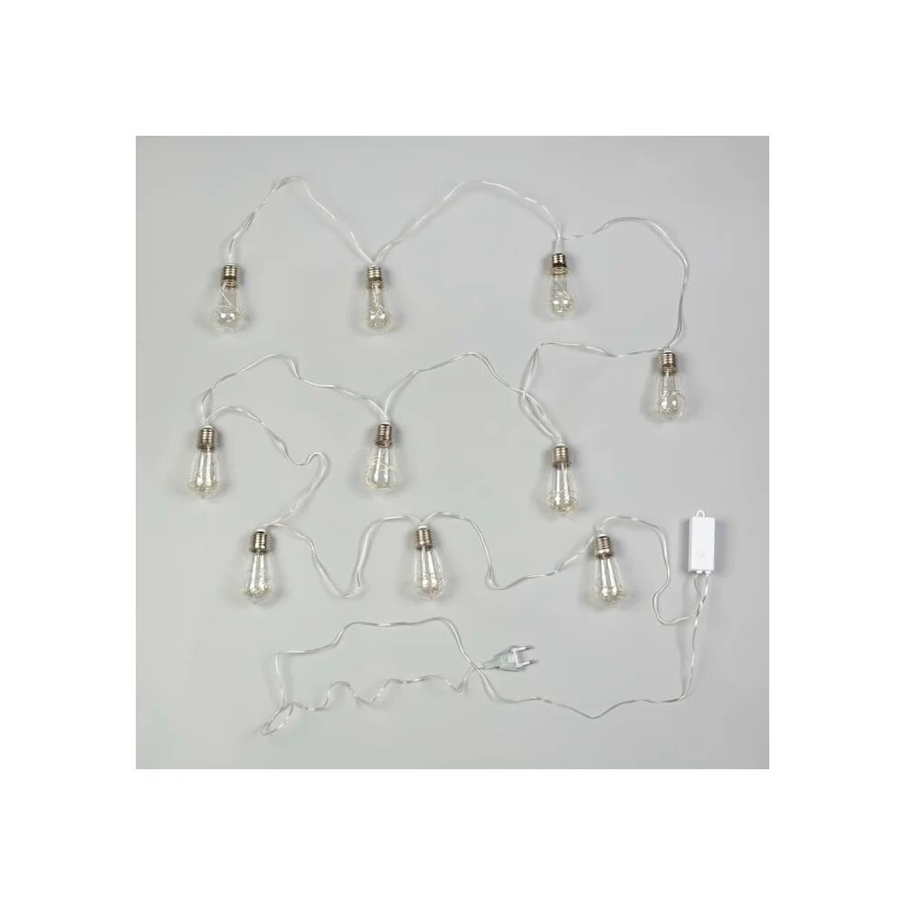 Нить Luazon ROSA 3 м, с насадками Лампа 8 см, IP20, Н. С. LED-80-12V, 8 режимов, мульти 6929846 для создания эффектных — фото 1