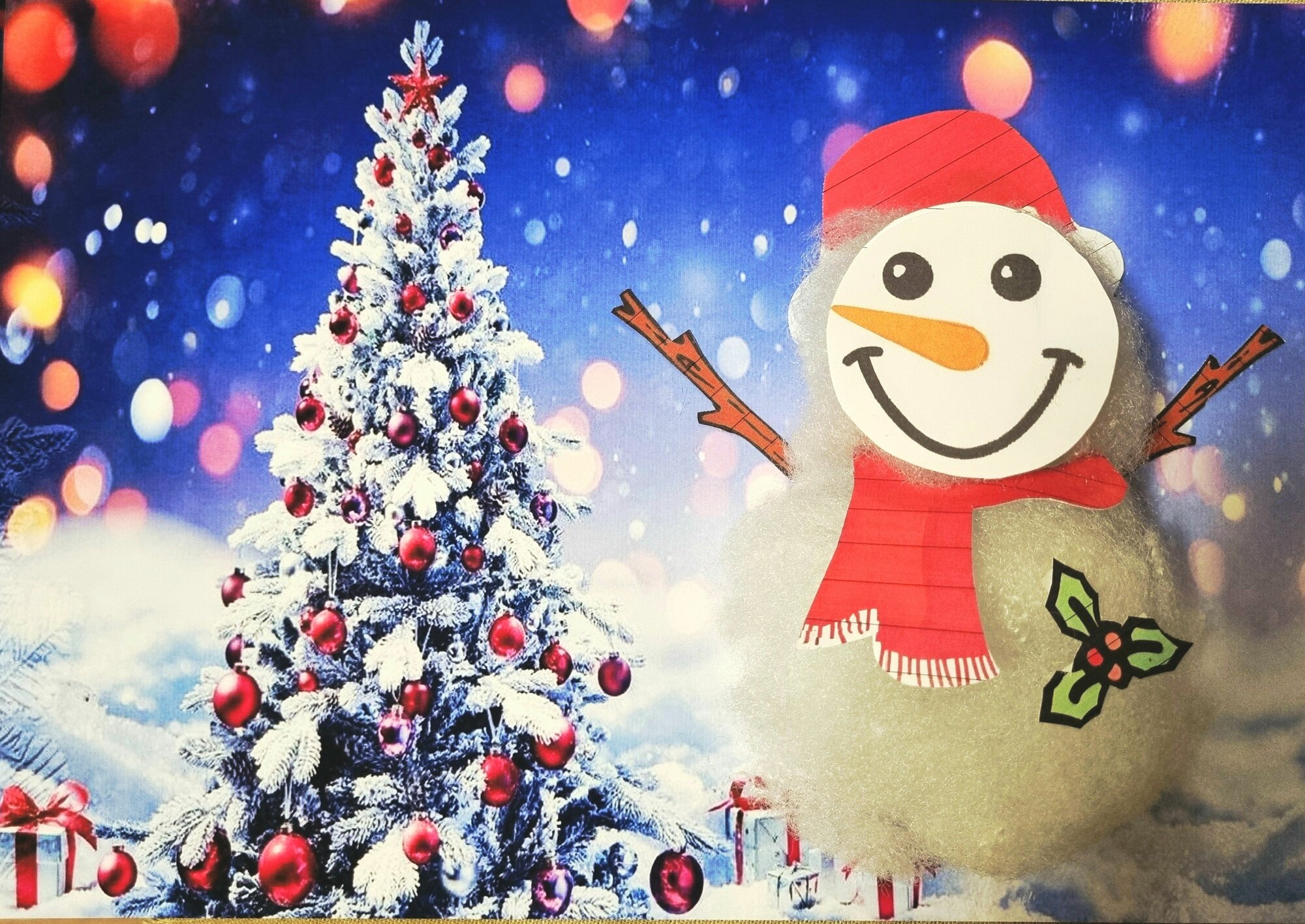 Набор для создания поделки " Снеговик"