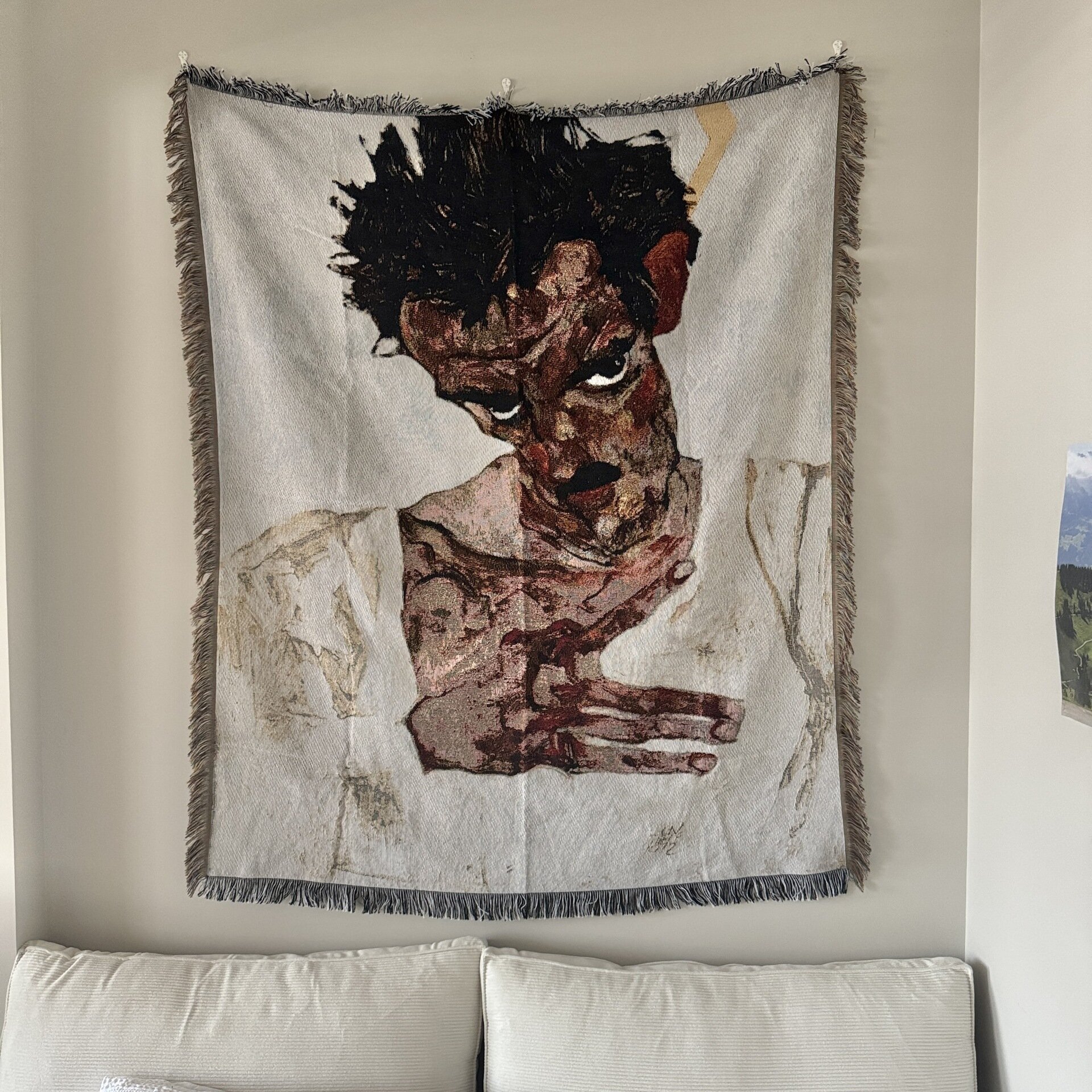 Плед-пончо, Диванное одеяло, Мужской аватар, 130x160cm