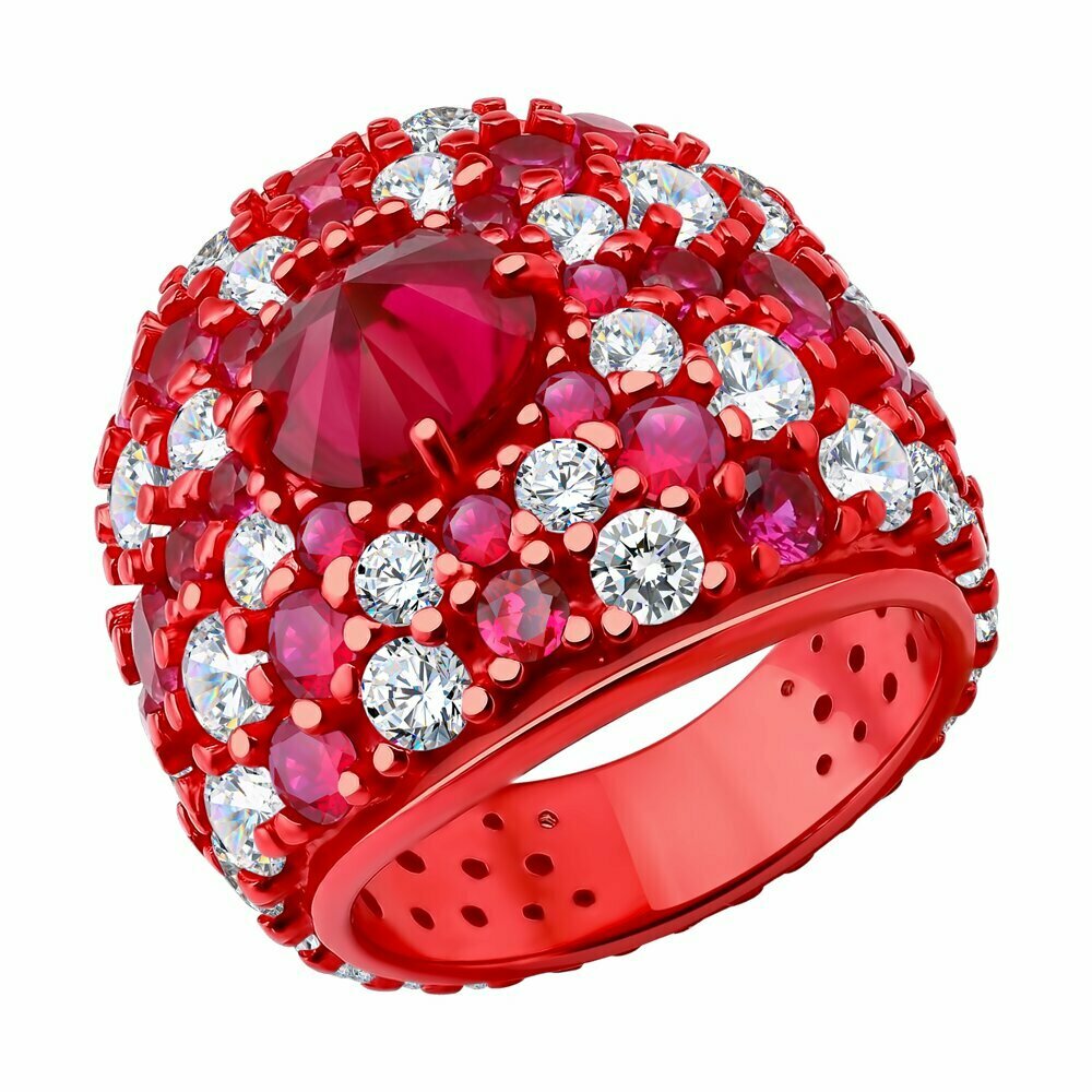 Кольцо SOKOLOV, серебро, 925 проба, родирование