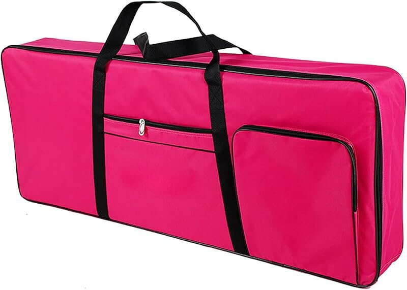 Vilihkc 61 клавиша, портативная прочная клавиатура-пианино, водонепроницаемая, из 600D оксфордской ткани с 10-мм хлопковым чехлом, сумка для концертов 40"x16"x6"