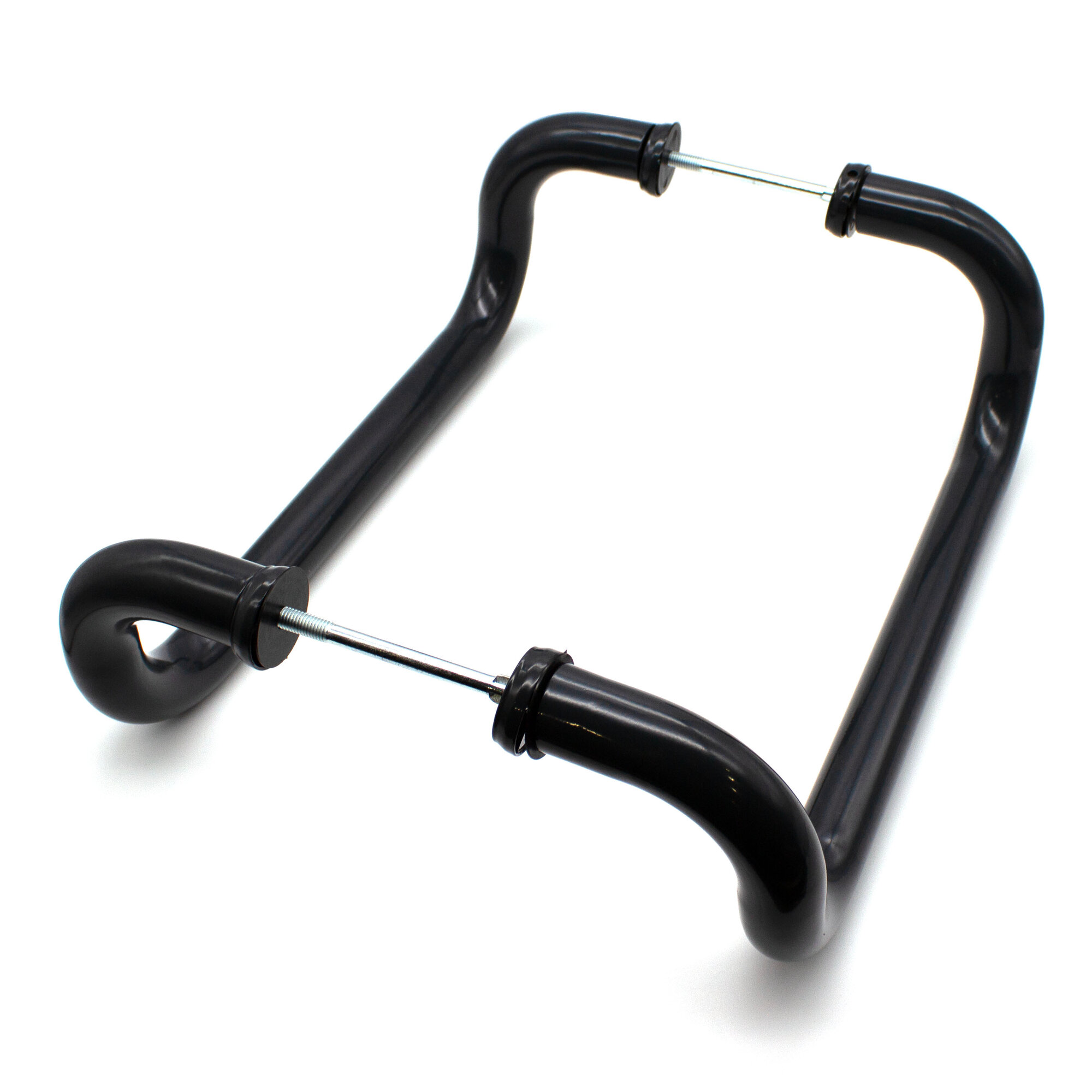 Ручка бугельная дверная, ручка скоба R350, темно серая Антрацит RAL7016