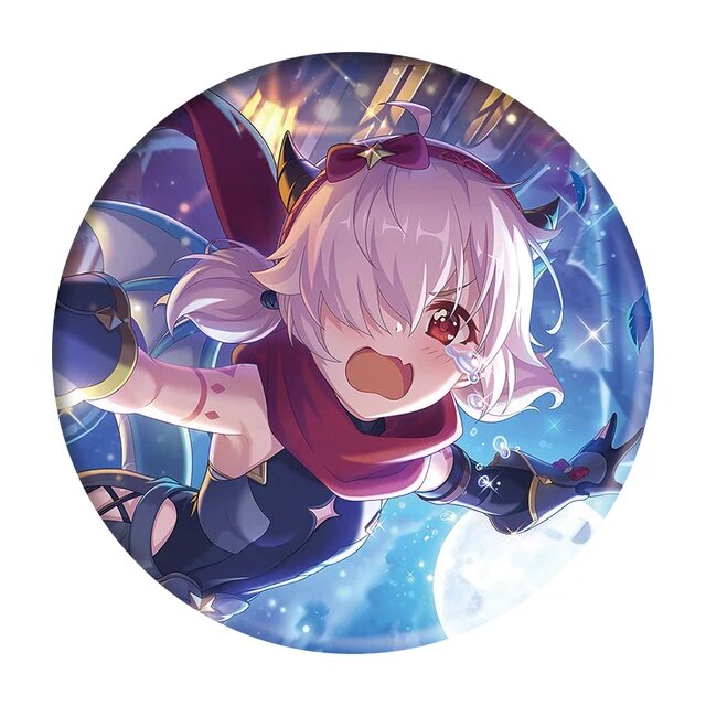 Аниме Принцесса Connect! Re Pins милая мультяшная фигурка Tomo Akari Rin, значок, броши, нагрудник для рюкзака, одежды, подарочный аксессуар