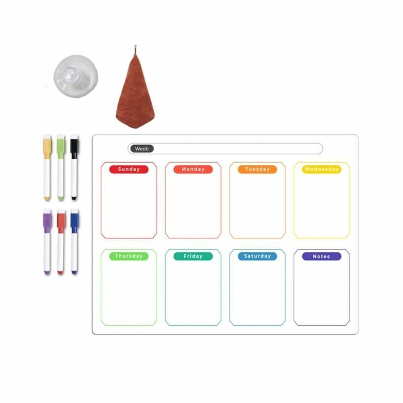 Магнитный календарь-доска для холодильника, - CT806