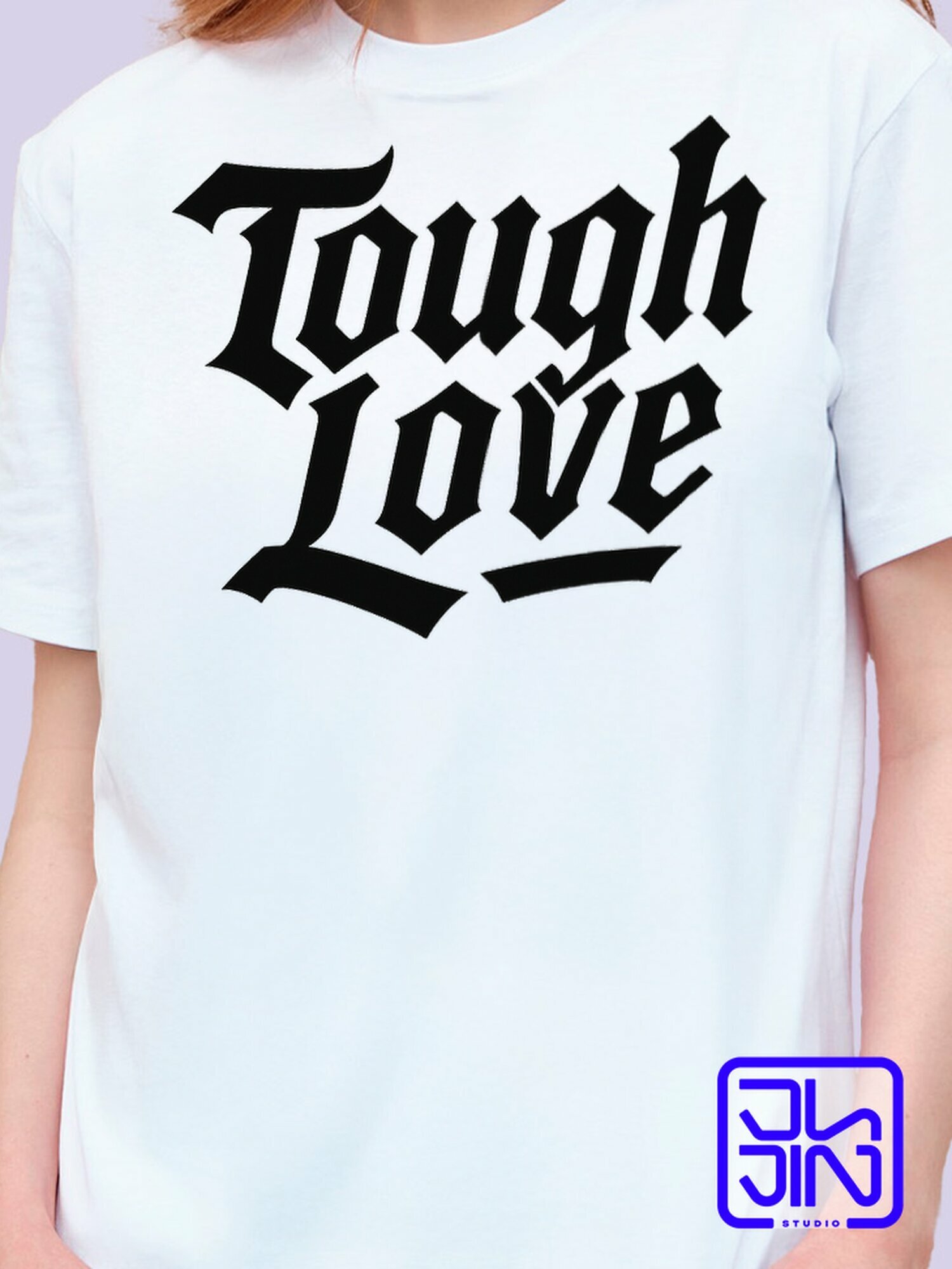 Футболка классическая женская с авторским принтом Черно-белая дерзкая надпись со смыслом, белые буквы, стильный текст, белый хлопковый трикотаж с прикольным рисунком на груди